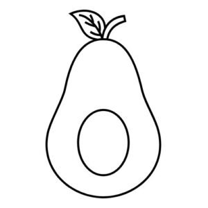 34+ Awesome Avocado Drawing Ideas for Beginners - Artist Been