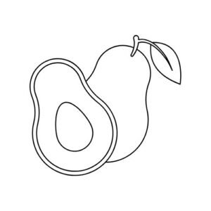 34+ Awesome Avocado Drawing Ideas for Beginners - Artist Been