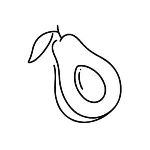 34+ Awesome Avocado Drawing Ideas for Beginners - Artist Been