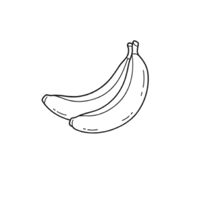 33+ Fresh Banana Drawing Ideas for Beginners - Artist Been