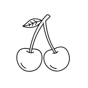 33+ Tasty Cherry Drawing Ideas for Beginners - Artist Been