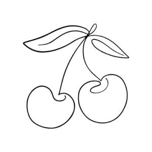 33+ Tasty Cherry Drawing Ideas for Beginners - Artist Been