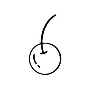33+ Tasty Cherry Drawing Ideas for Beginners - Artist Been