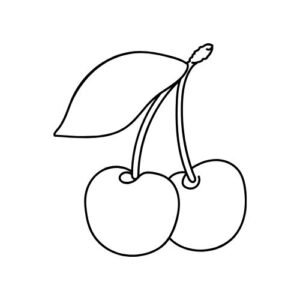 33+ Tasty Cherry Drawing Ideas for Beginners - Artist Been