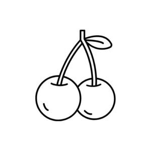 33+ Tasty Cherry Drawing Ideas for Beginners - Artist Been