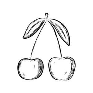 33+ Tasty Cherry Drawing Ideas for Beginners - Artist Been