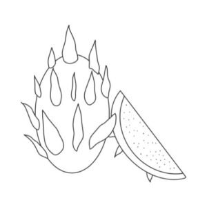 33+ Dark Dragon Fruit Drawing Ideas for Beginners - Artist Been