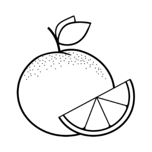 32+ Tasty Orange Drawing Ideas for Beginners - Artist Been