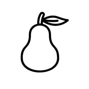 33+ Tasty Pear Drawing Ideas for Beginners - Artist Been