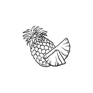 32+ Pure Pineapple Drawing Ideas for Beginners - Artist Been