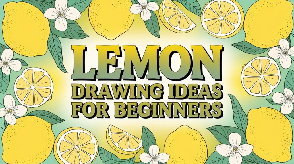 31+ Sour Lemon Drawing Ideas for Beginners - Artist Been